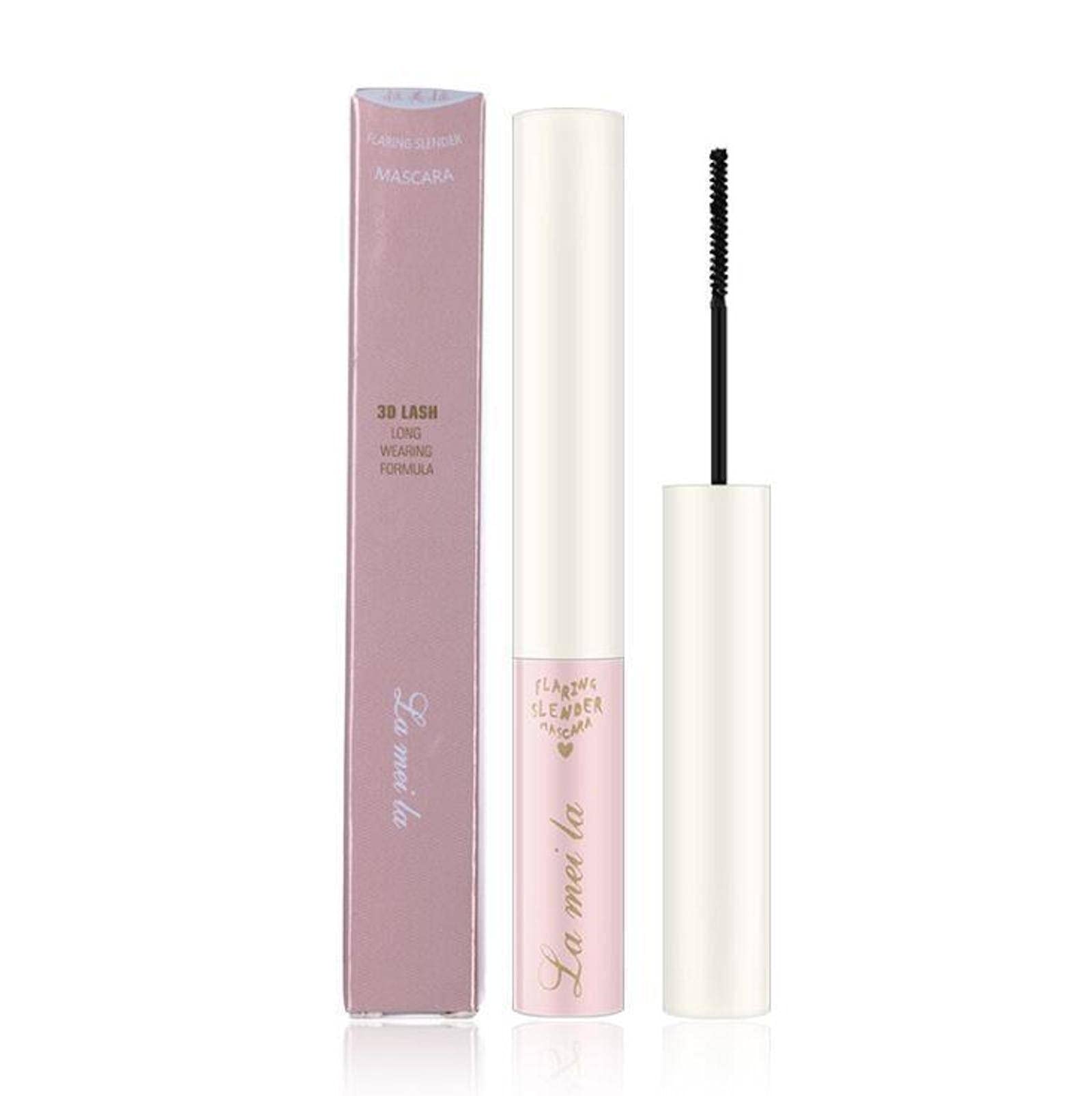 Small Brush Head Mascara Waterproof Long Curling Primer is Not Easy to Smudge and Lengthen Thick Mascara Make-up