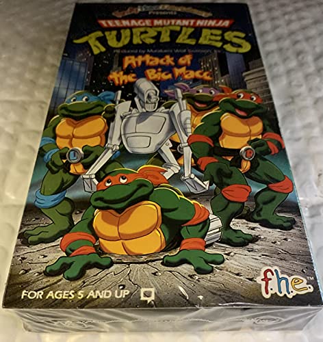 Teenage Mutant Ninja Turtles: Attack of the Big Macc [VHS]