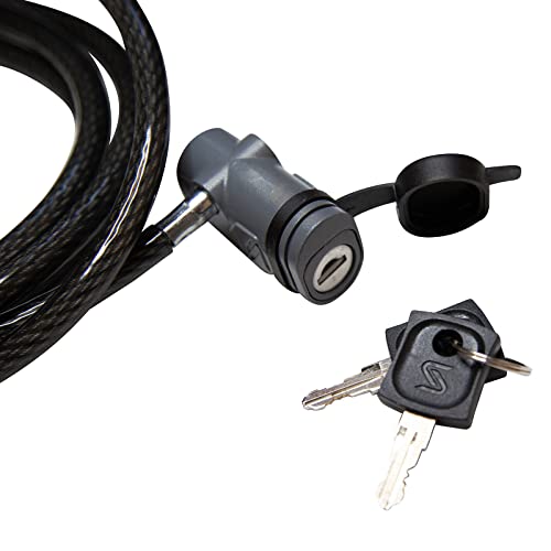 Saris Bicycle Rack Accessory, Bike Locking Cable and Hitch Tite Combo, Black, One Size