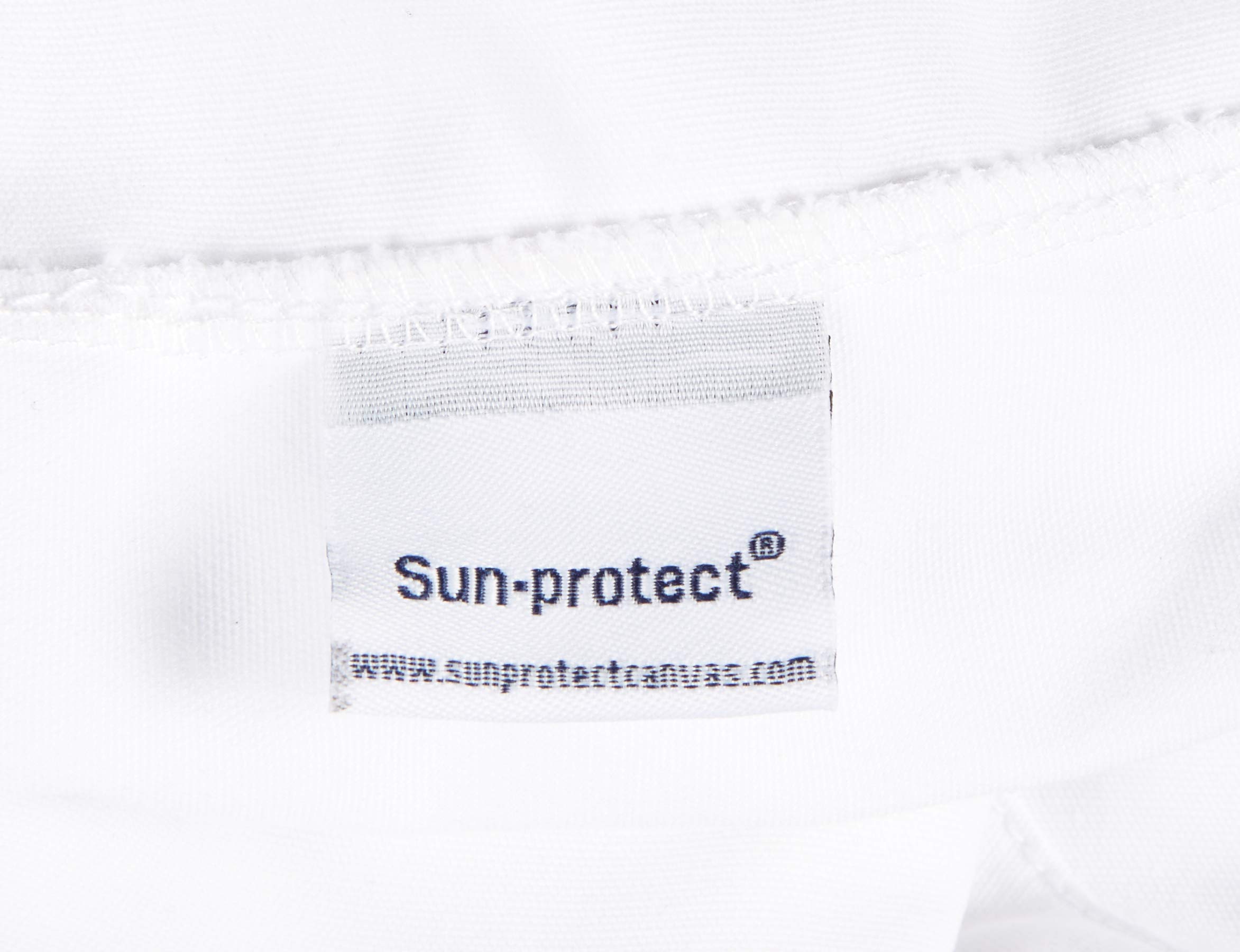 Sun-Protect Marine Canvas Boat Seat Cover, White Weather Resistant Fabric Protects Captains Chair from The Elements