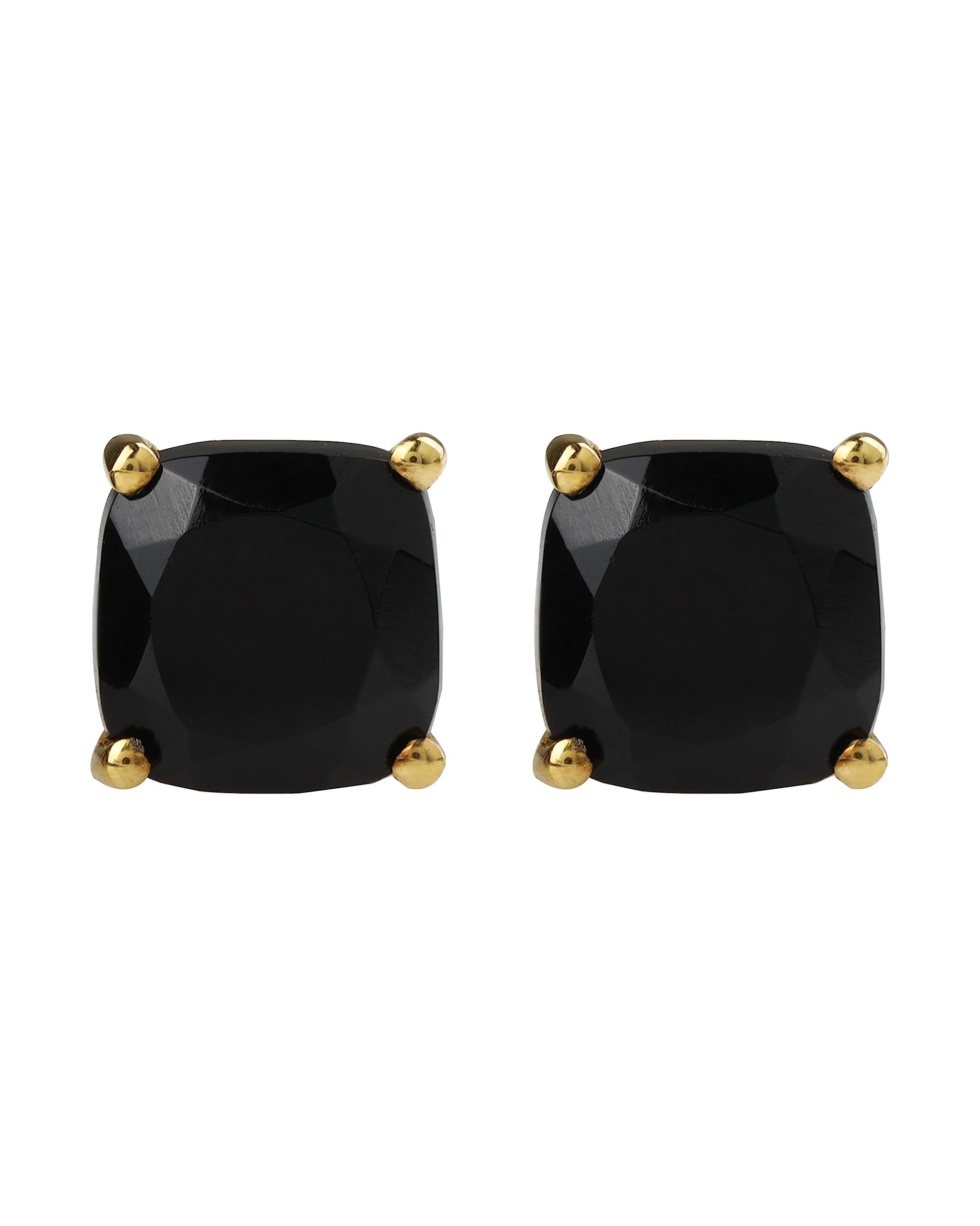 YoTreasure 1.80 Ct. Black Onyx Earrings Solid 10k Yellow Gold Stud Jewelry