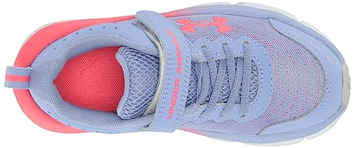 Under Armour Girls' Pre School Assert 10 Alternate Closure, (500) Purple Ice/Halo Gray/Pink Shock, 10.5, US
