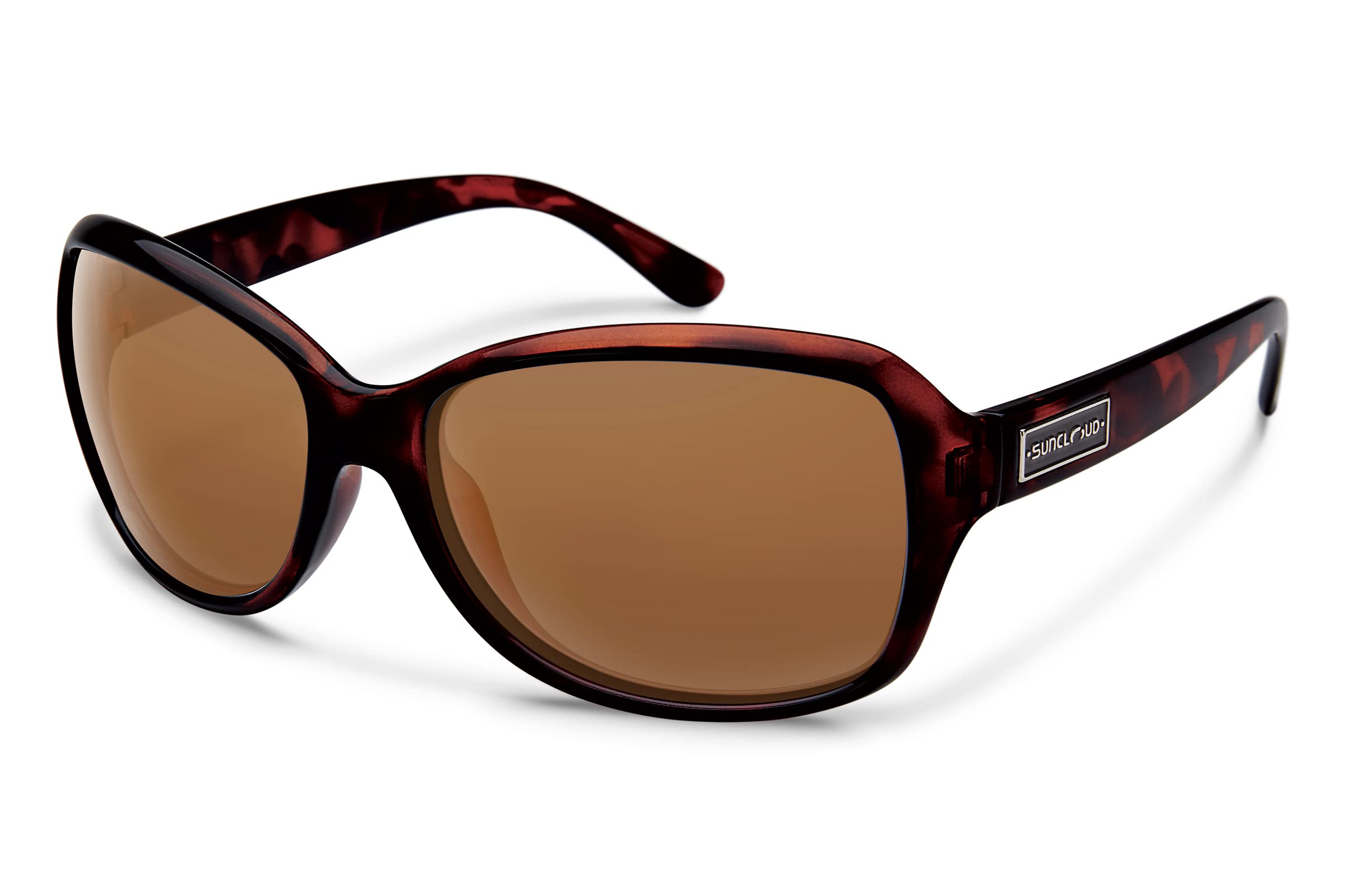 Suncloud Mosaic Polarized Sunglasses, Tortoise/Polarized Brown, One Size