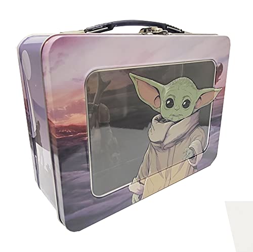 The Tin Box Company "The Child" Mandalorian Tin Lunchbox with Window