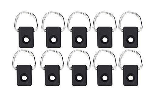 Pactrade Marine 10 PCS Canoe Kayak Boat S.S.D Ring Rigging Fishing Sailing Bungee Kit
