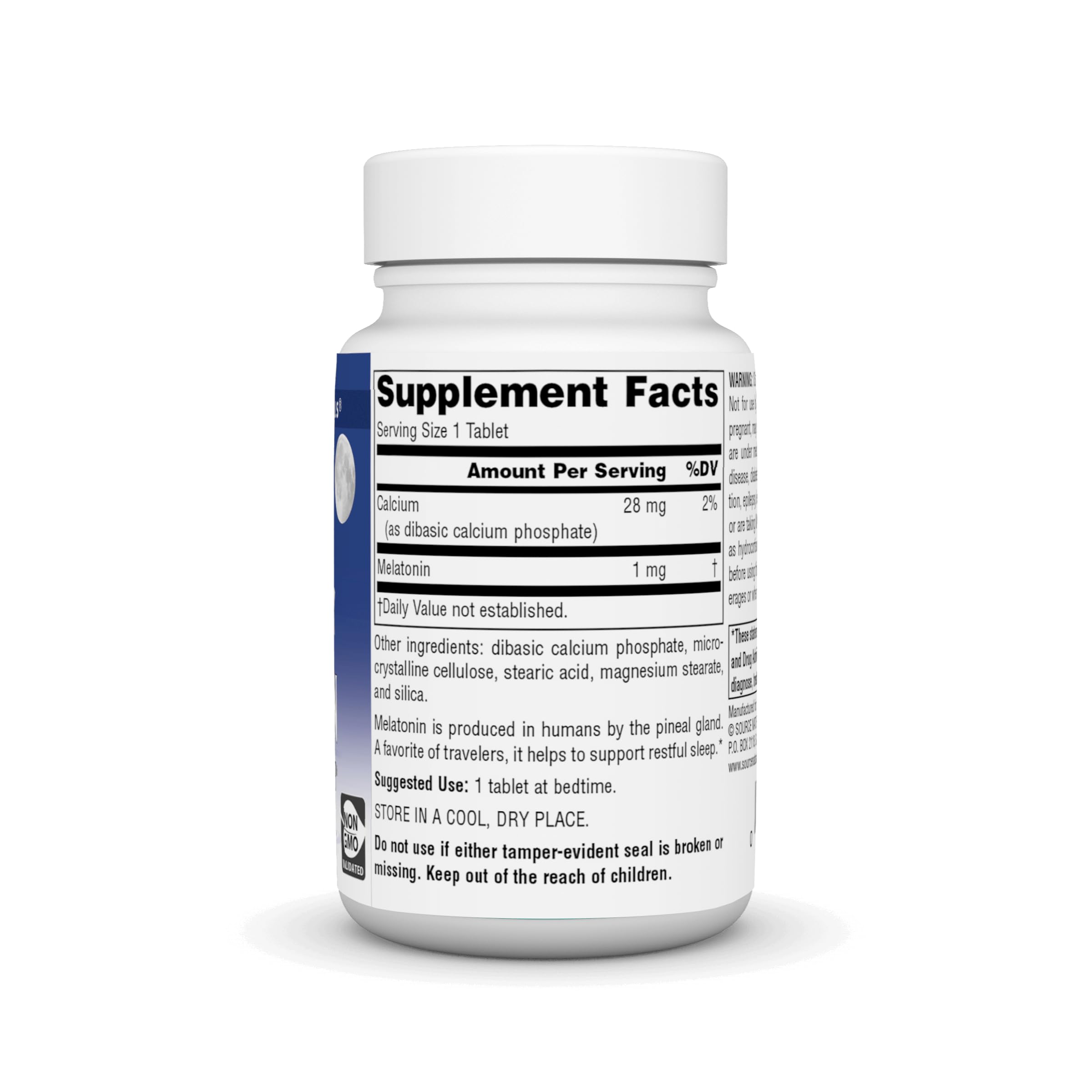 Source Naturals Melatonin 1 mg - 200 Tablets