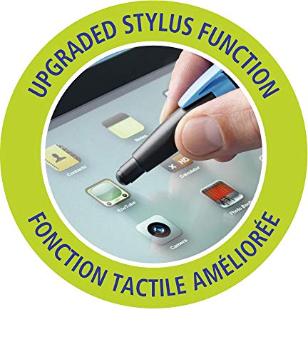 Stabilo Smartball Right Hand Pointball Pen Black Ink Cyan , Multicolored