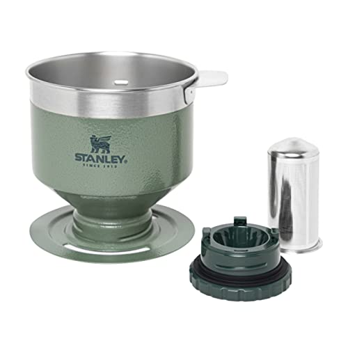 Stanley Perfect Brew Pour Over - Makes 1-6 Cups - Reusable Filter - No Disposable Paper Filters Needed - Compatible with Stanley Bottles - BPA-Free - Easy-clean Stainless Steel & Detachable Filter