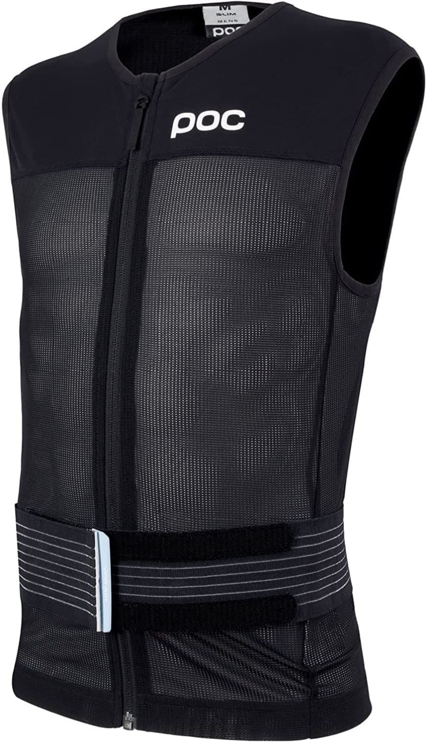 POC, Spine VPD Air Vest with Back Protector, Mountain Biking Armor for Men and Women, Uranium Black, M/Slim