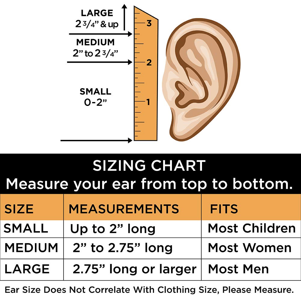Sprigs Earbags Bandless Ear Warmers/Fleece Earmuffs with Thinsulate - Brown, Medium