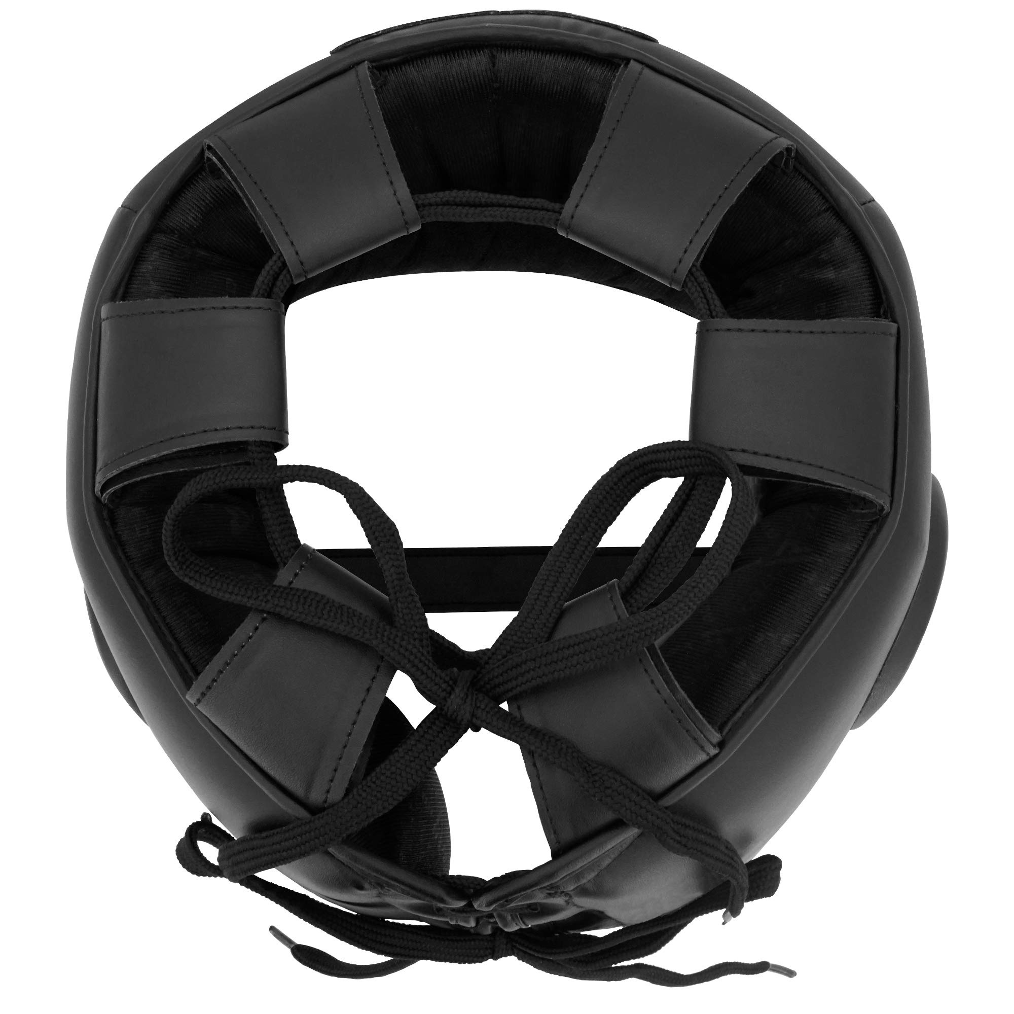 RDX Headgear for Boxing, Maya Hide Leather, for MMA Sparring Grappling Kickboxing Taekwondo Karate BJJ Fighting