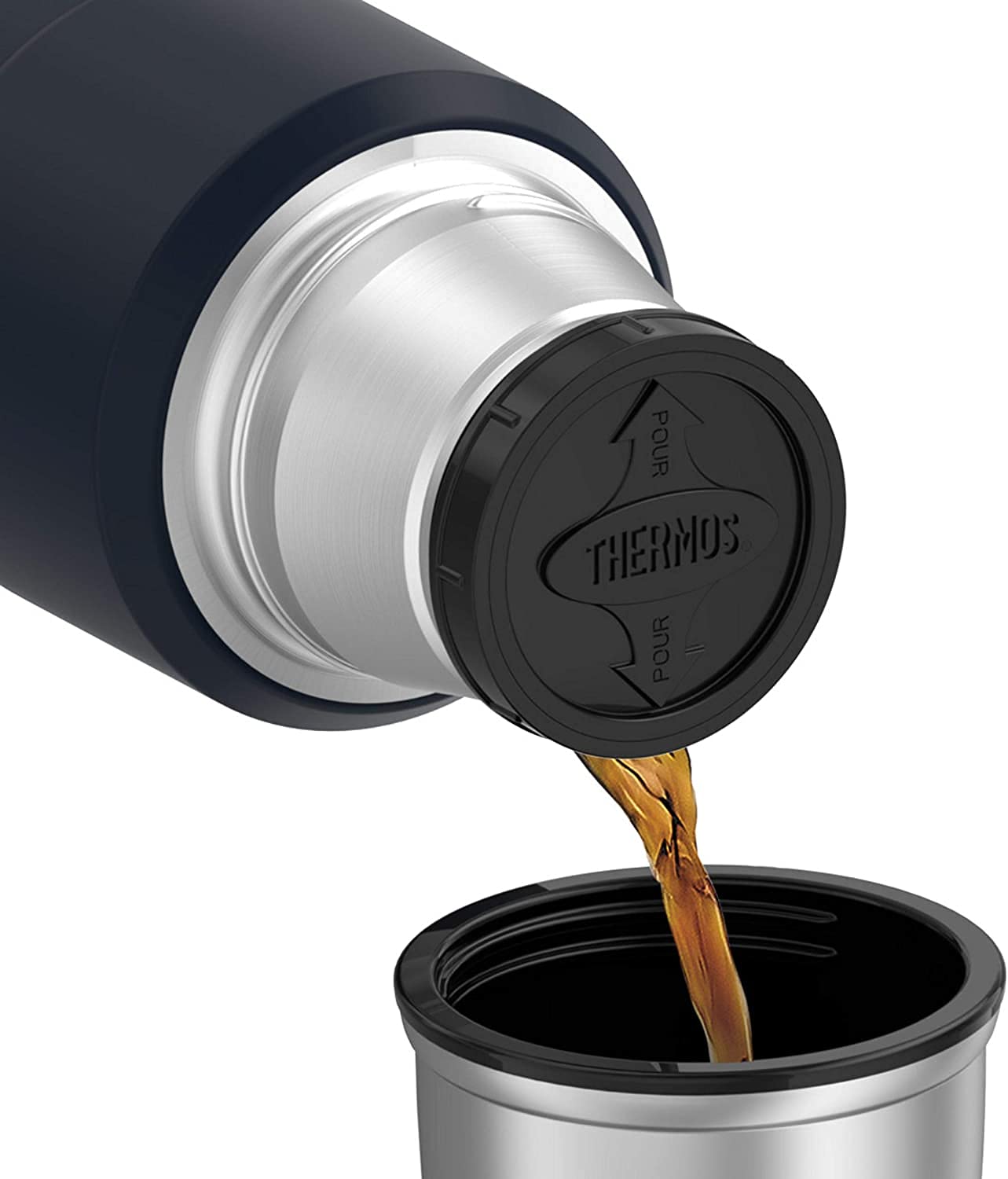 Thermos Vacuum-Insulated Compact Bottle (Matte Black)