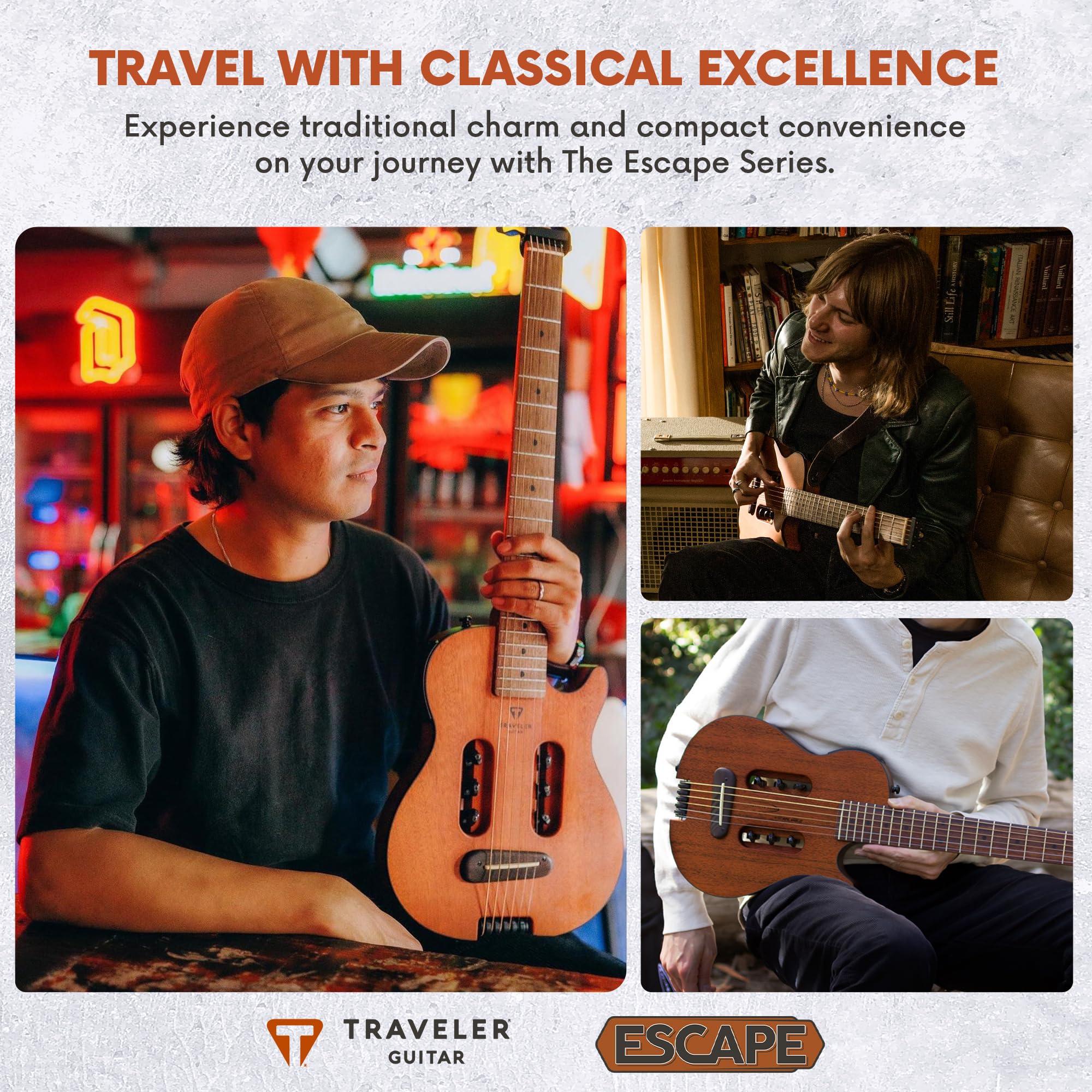 Traveler Guitar Escape Mark III Mahogany Acoustic Guitar