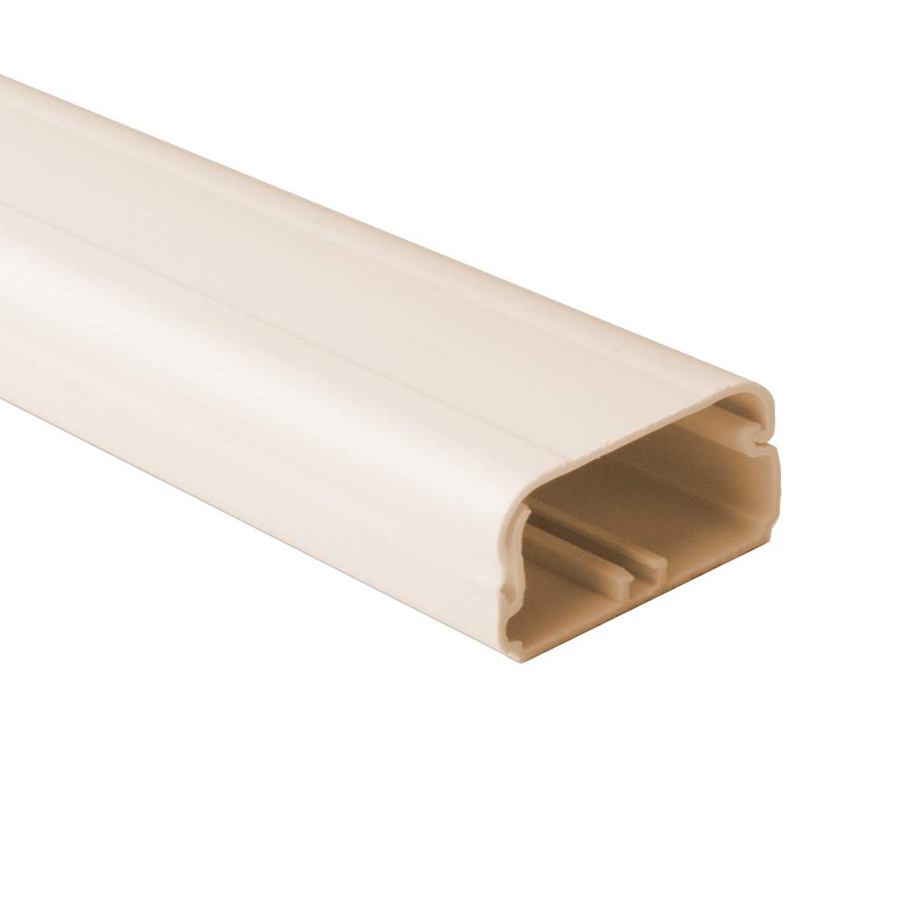 TV Cord Cover, 36 inch Cable Concealer for Wall Mount TV System, Paintable Cable Management Raceway to Hide wires, W1.6 x H0.8,Beige