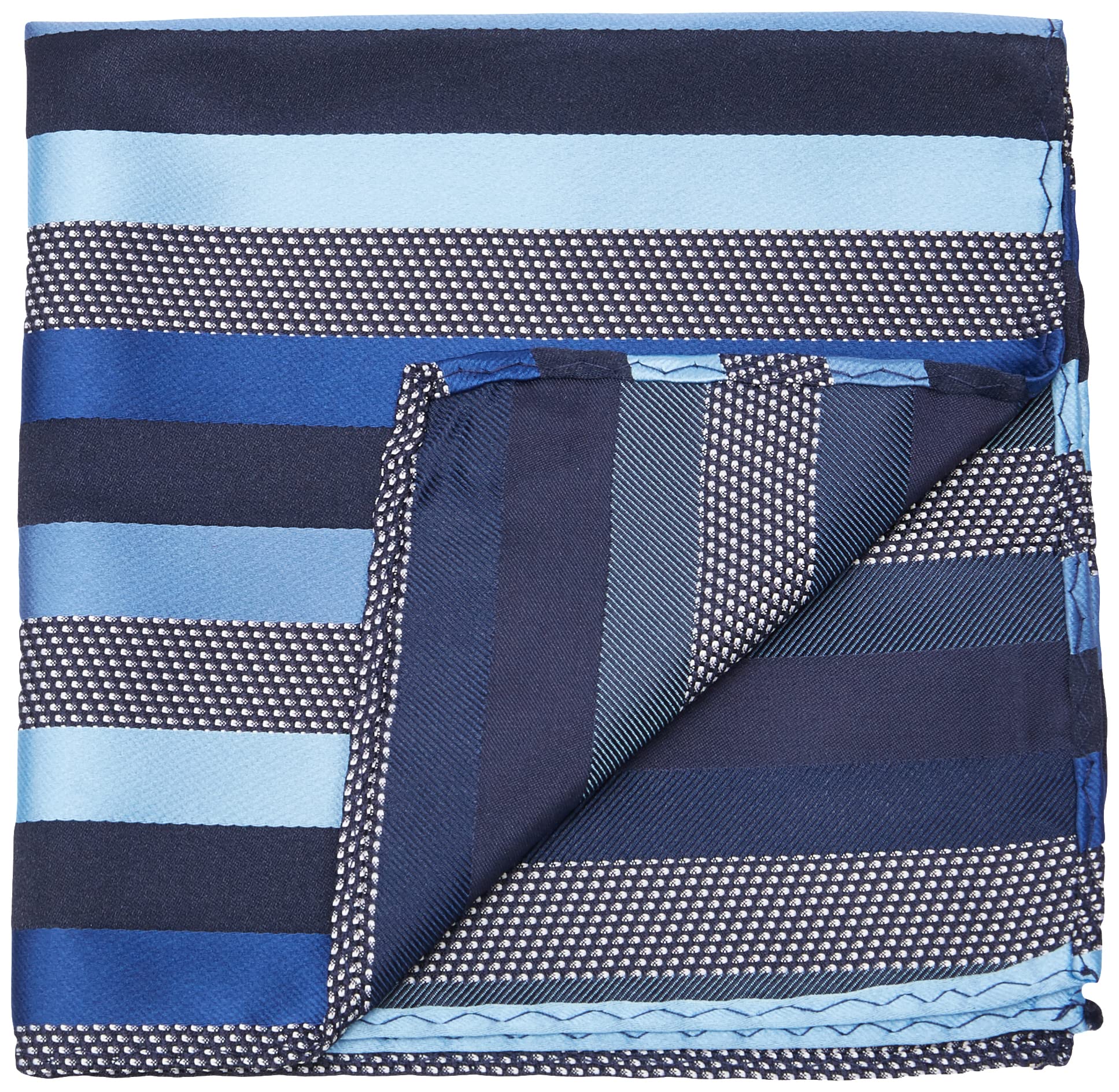 STACY ADAMS mens Microfiber Stripped Set neckties, Navy, One Size US