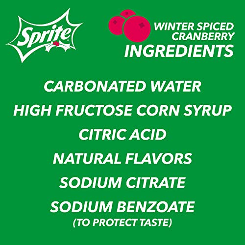 Sprite Winter Spiced Cranberry, 12 Fl Oz (Pack Of 12)