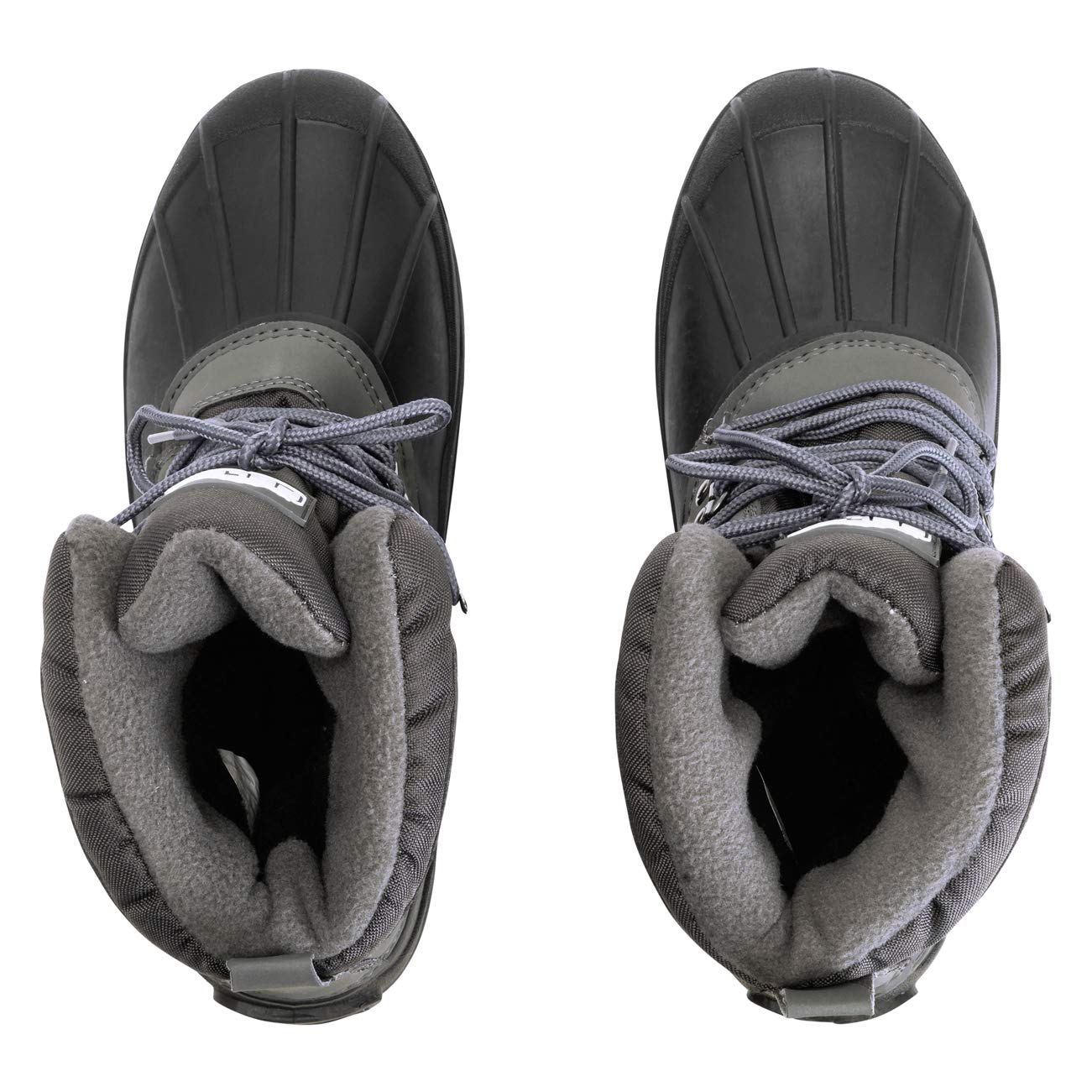 POLAR Mens Snow Waterproof Duck Hiking Bean Hiker Walking Short Ankle Boots - Gray - US13/EU46 - YC0441