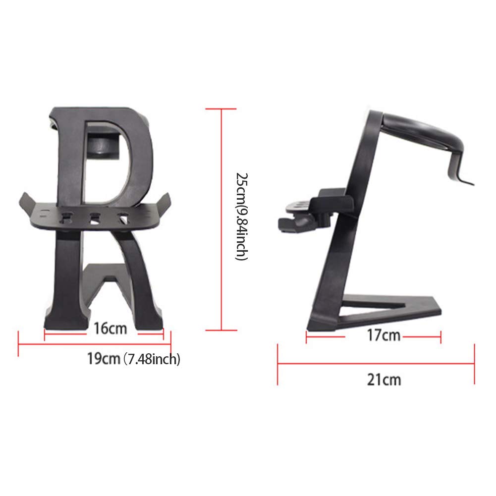 VR Stand Headset Display Holder Controller Luminous Mount Station for Oculus Quest 2, Rift Rift S Headset and Touch Controllers