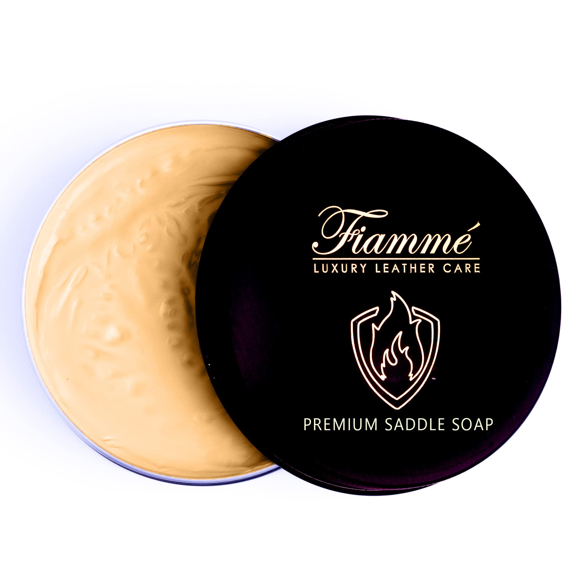 Premium Saddle Soap - 2.8oz Leather Cleaner & Conditioner - Softens & Preserves Leather - Made in USA