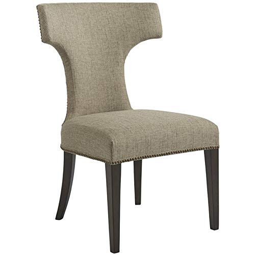 Universal Furniture Soliloquy Fabric Dining Side Chair in Gray