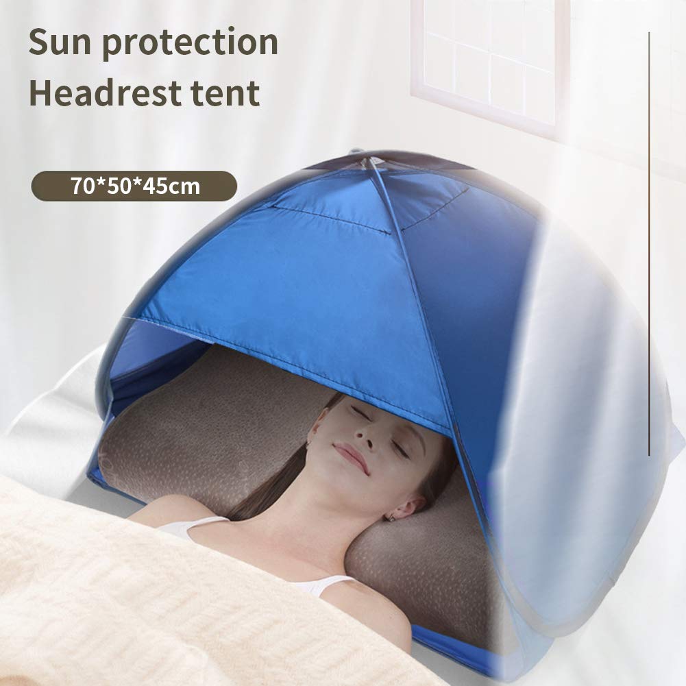 Sun Shelters Instant Sun Shade Canopy Pop Up Face Shade Canopy, Mini Automatic Shade Tent for Beach Camping Fishing Hiking Picnic