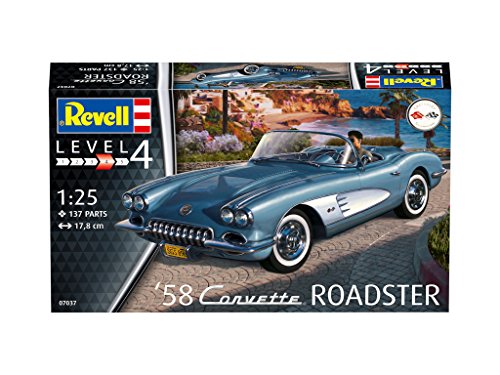 Revell Germany 07037 58 Corvette Roadster Model Kit Model Building Kit