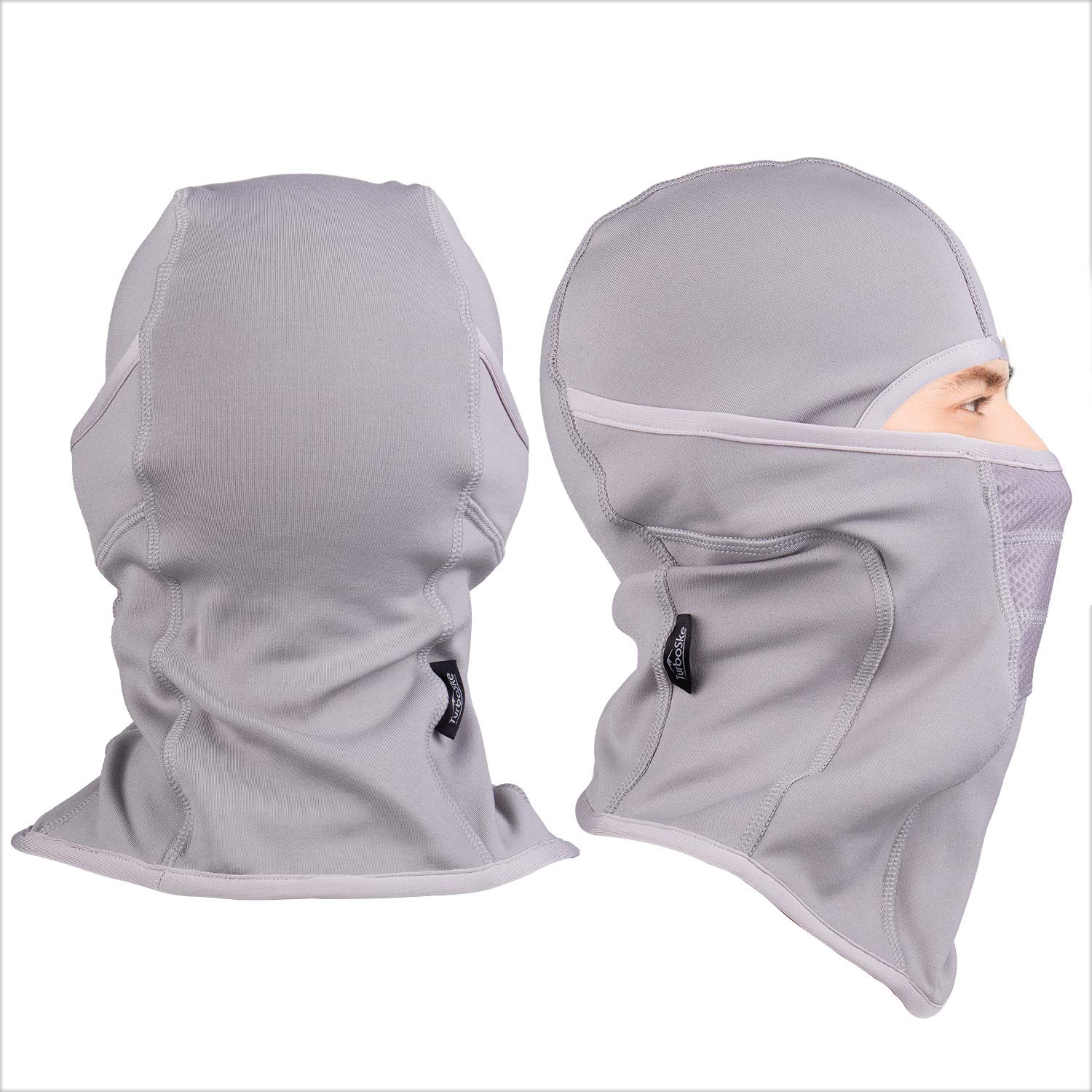 Ski Mask - Balaclava face Mask Wind Water Resistant for Cold Weather (Gray)