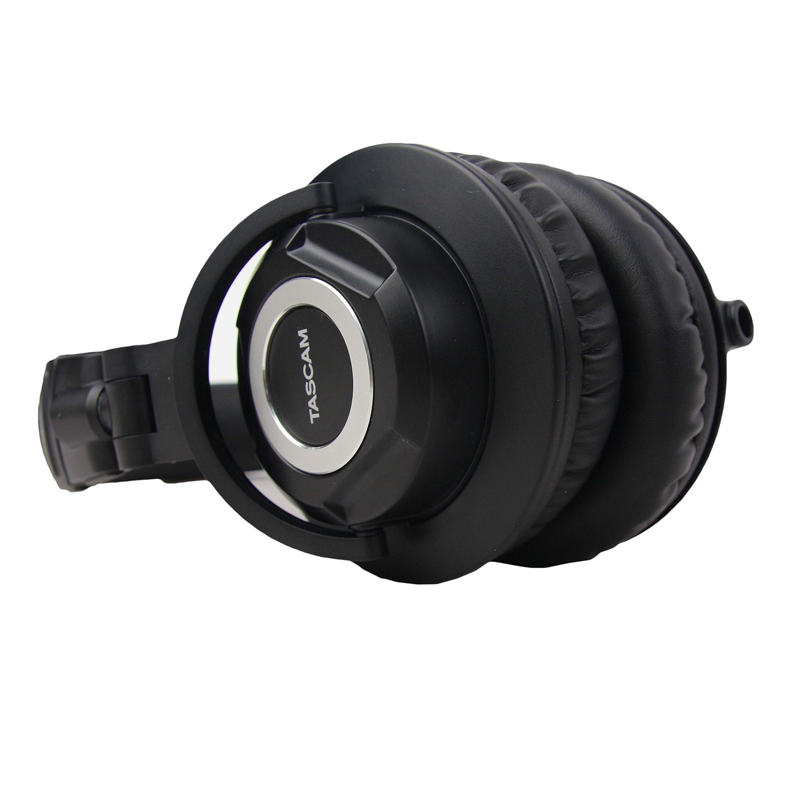 Tascam TH-07 High Definition Studio Monitor Headphones , Black