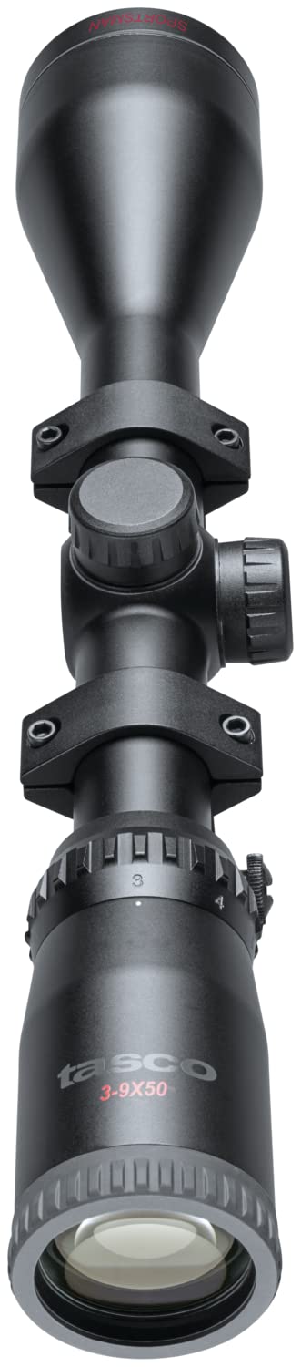Tasco Sportsman 3β9X50mm Black Hunting Riflescope Rings, T3950
