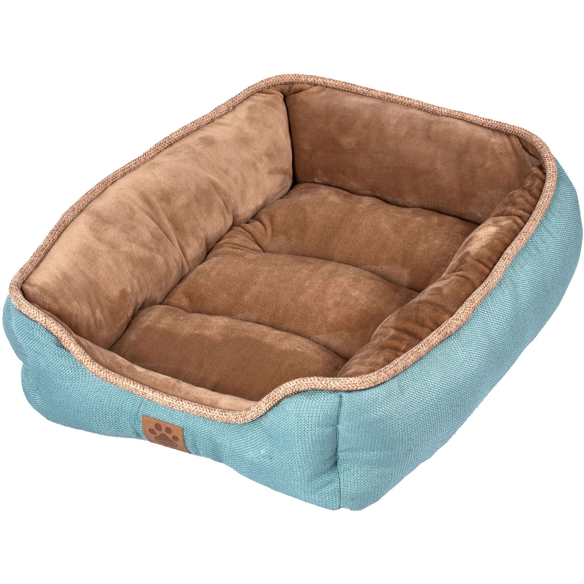 Petmate Precision Pet SnooZZy Rustic Elegance Drawer Bed Teal, 24 by 18 by 6" (24072)