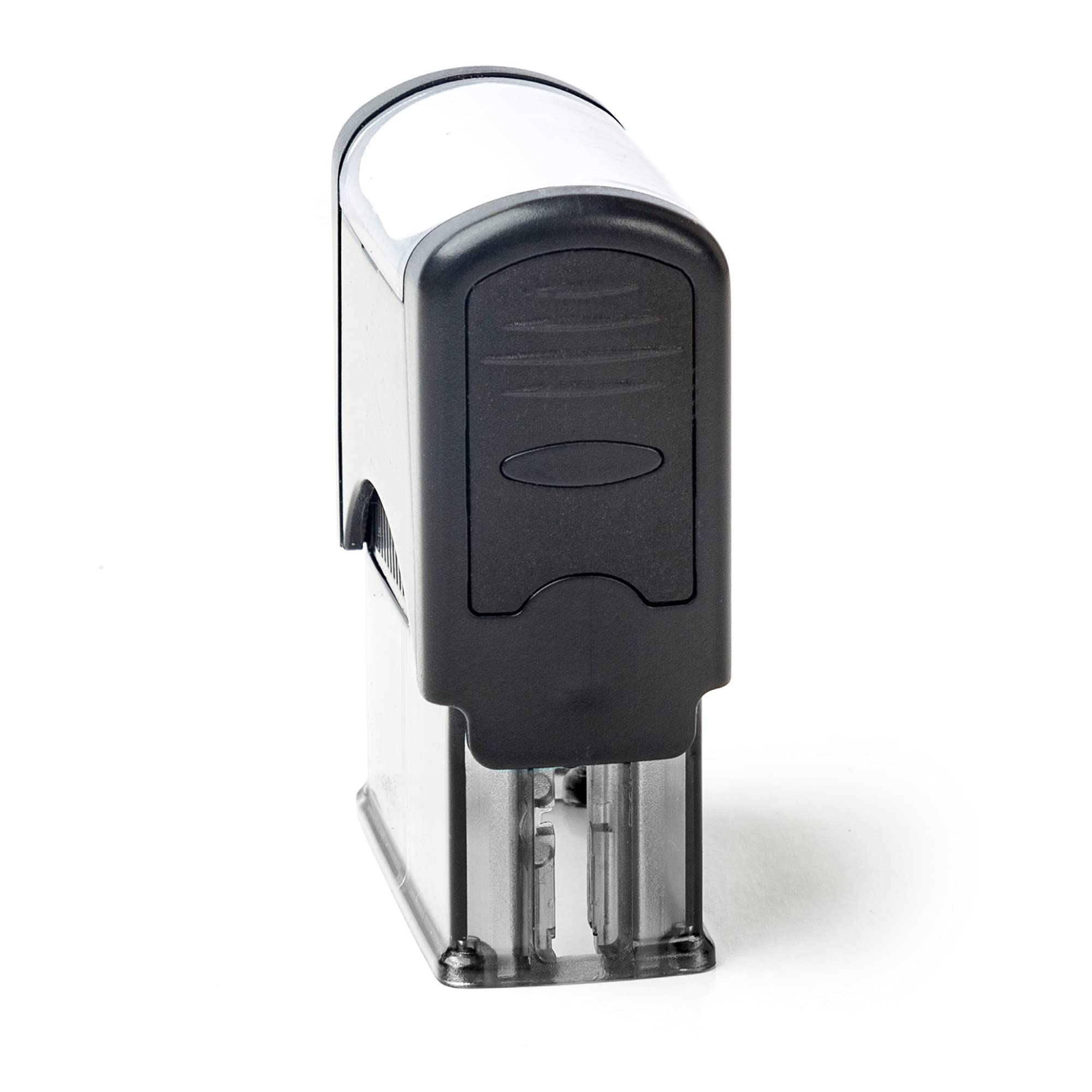 Self Inking Rubber Stamp, Refillable Red Ink Preinstalled - (9/16" x 1-1/2") (Confidential)