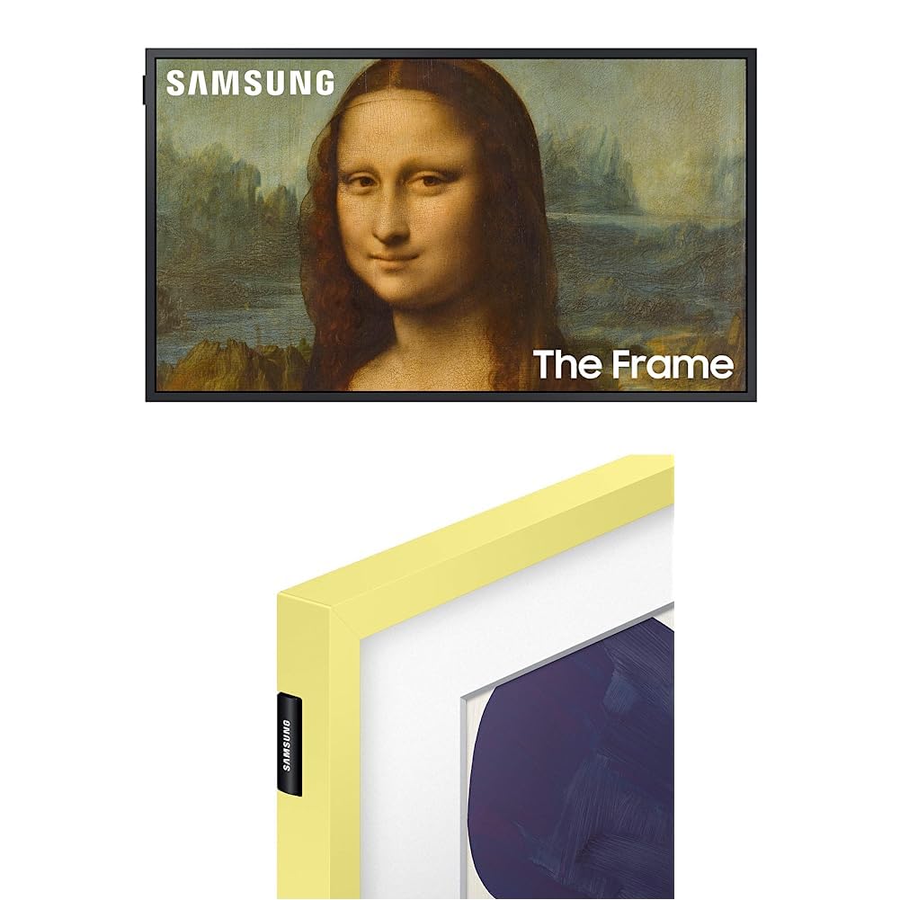 SAMSUNG 32-Inch Class QLED LS03B Series The Frame Quantum HDR Smart TV 32-inch Class The Frame Customizable Bezel