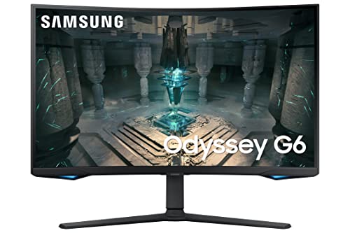 SAMSUNG 32" Odyssey G65B QHD 240Hz 1ms (GTG) HDR 600 Gaming Hub 1000R Curved Gaming Monitor,Black