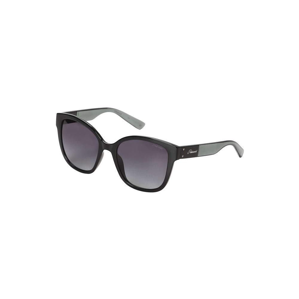 Polaroid Sunglasses Women's PLD 4070/S/X Square Sunglasses, Black/Polarized Gray, 54mm, 20mm