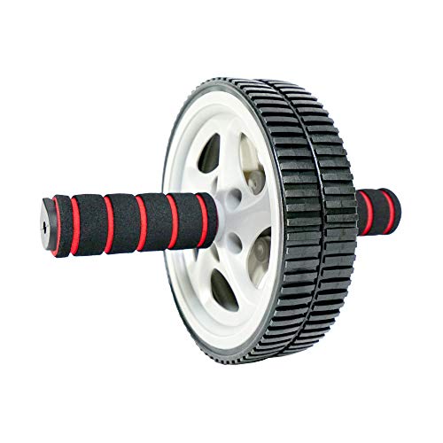 Sunny Health & Fitness Ab Roller Wheel for Abdominal Exercise Core Trainer Wheel Roller - NO. 003, Black
