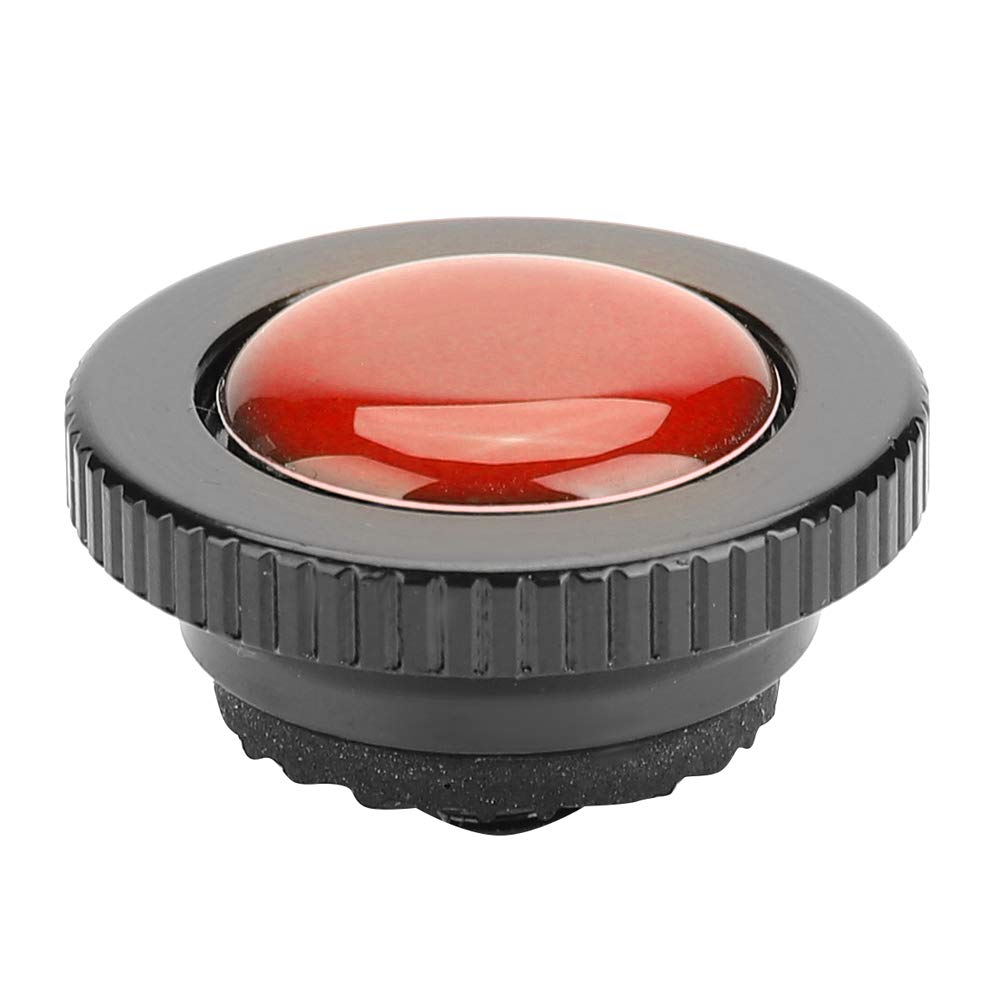 XinwoerMini Aluminium Alloy Round Quick Release Plate for Compact Action Tripod,Easy to Use(Red)