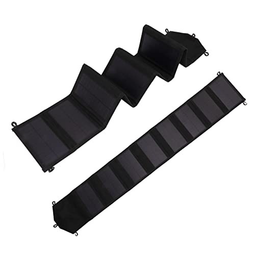 Solar Panel Folding Bag Charging Mobile Phone Dual Usb Camping Solar Folding Bag 20W Battery 5V Charger with Outdoor Camping Battery Charging Purse for Bagging Charger Power