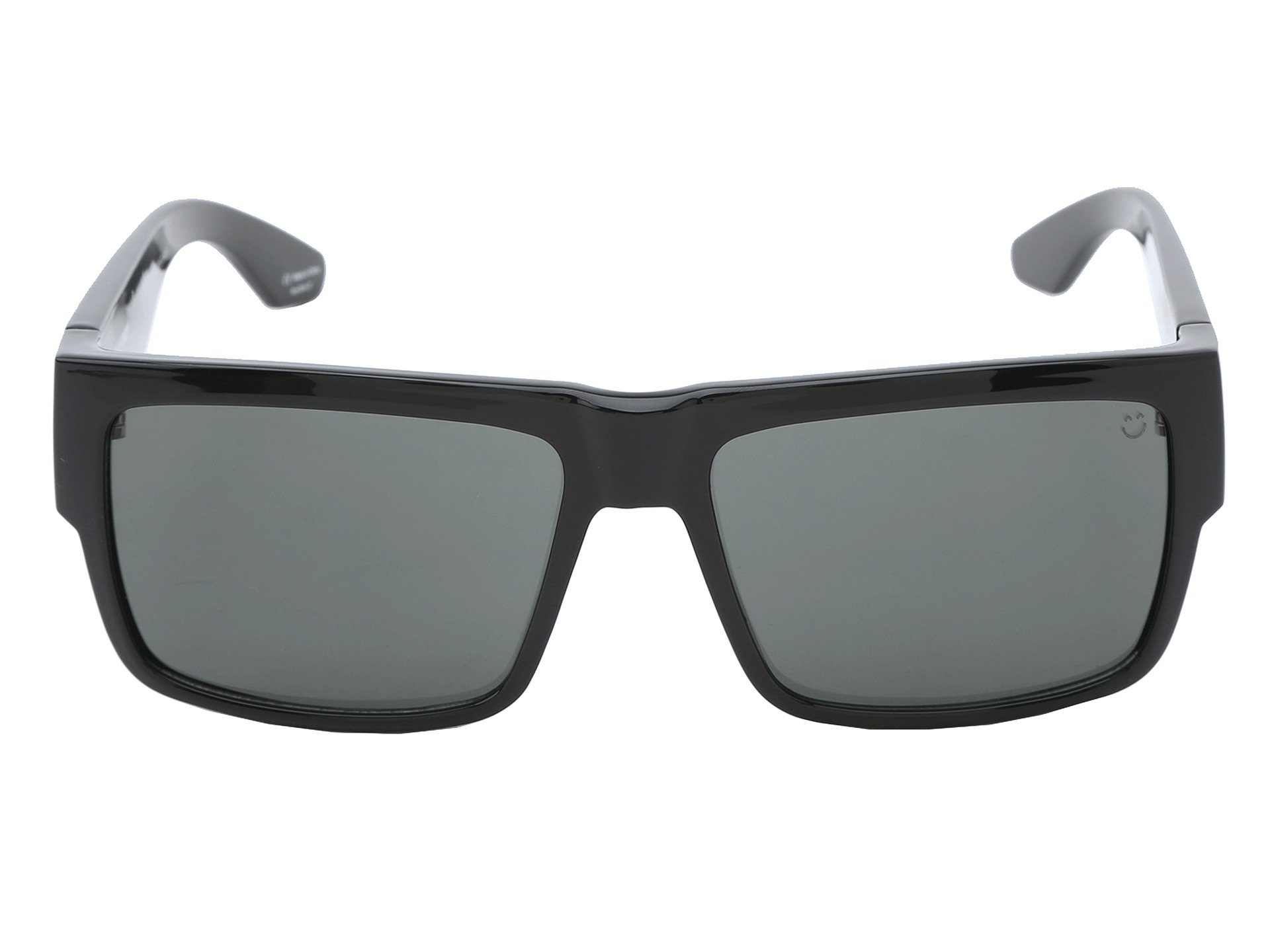 Spy Optic Cyrus Sunglasses Gloss Black with Happy Grey Green Lens Sticker