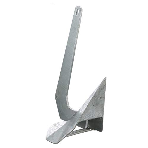 Seachoice Plow Boat Anchor, Hot-Dipped Galvanized Steel, 22 Lbs., For Boats 32-41 Ft.