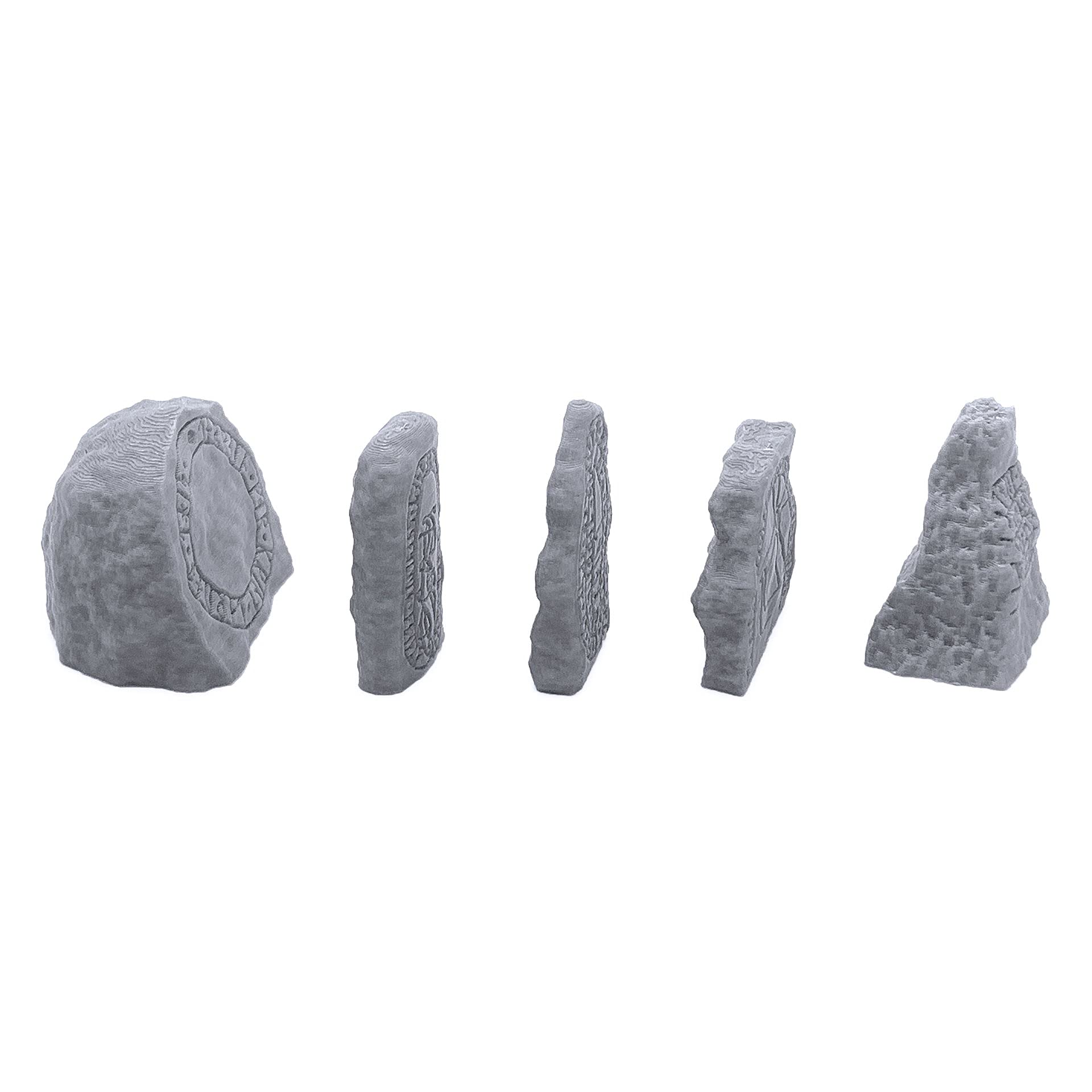 Viking Rune Stones DND Terrain for Dungeons and Dragons, 28mm Miniature Wargaming, Tabletop RPGs, Wargame Sceneryâ€Â¦