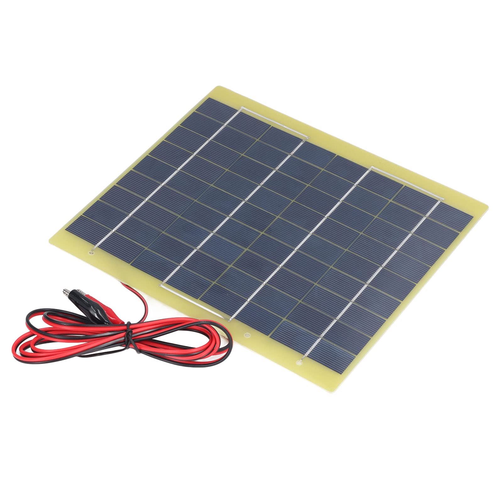 Solartable Solar Charger for Charging 12V Battery - High Conversion Efficiency, Low Light 5W 18V, Easy to Carry, Suitable Various Power Electrical