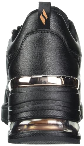 Skechers Women's Million AIR Sneaker, 7.5 Black