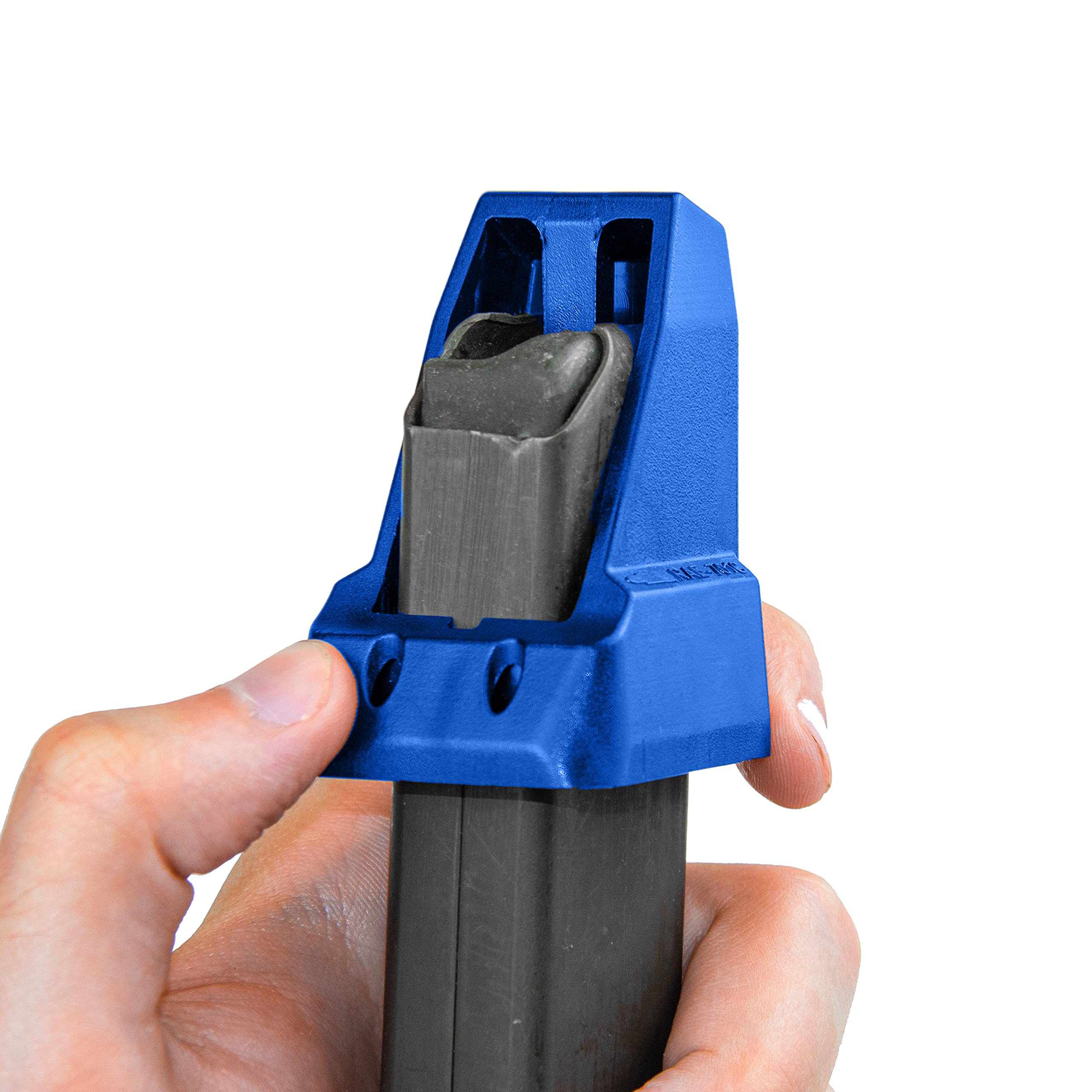 RAEIND Universal Speedloader for 9mm Double Stack Handguns Magazine Speed Loader (Blue)