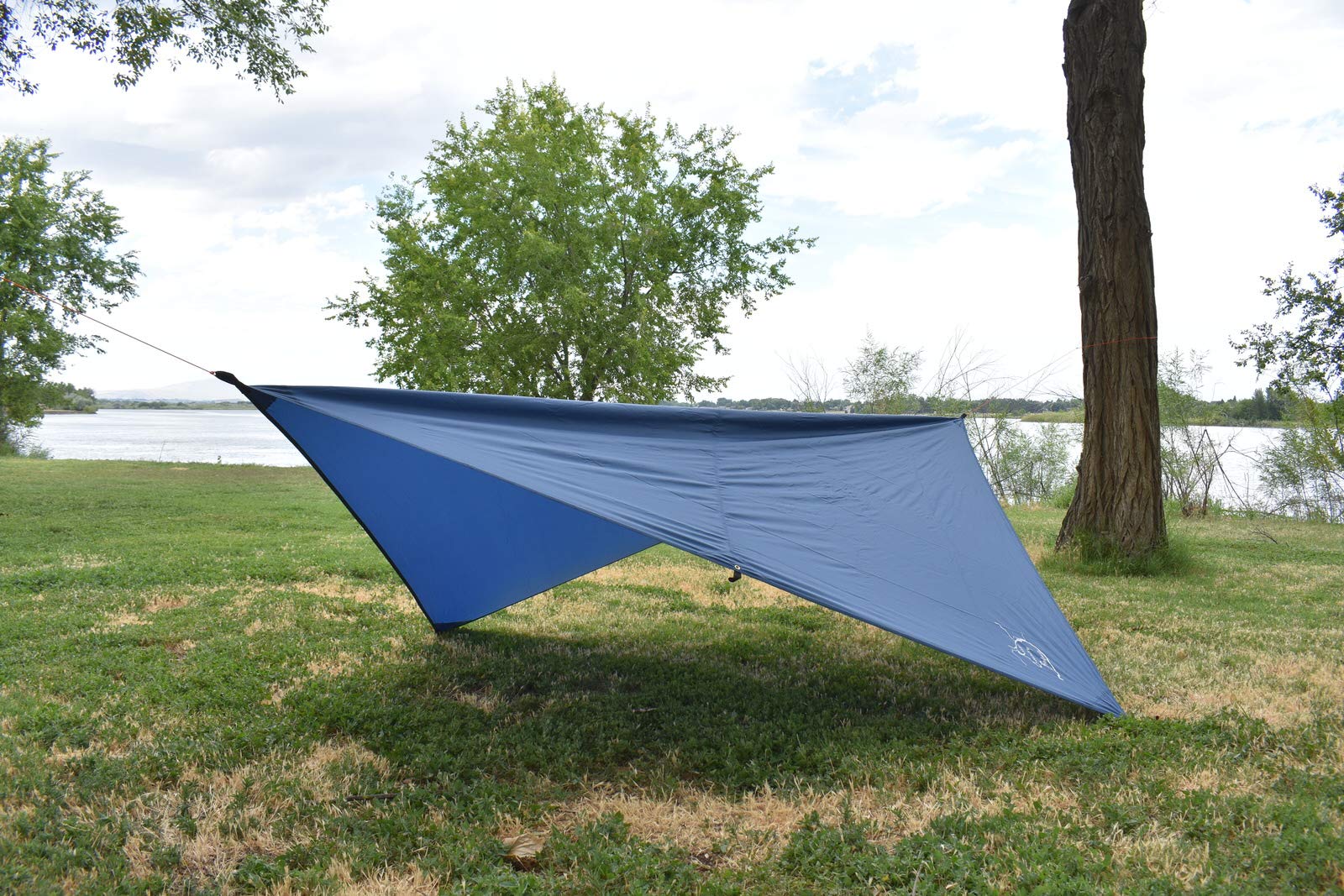 River Country Products Hammock Rain Fly or Camping Tarp. Rain Fly (Hammock Not Included) - Blue