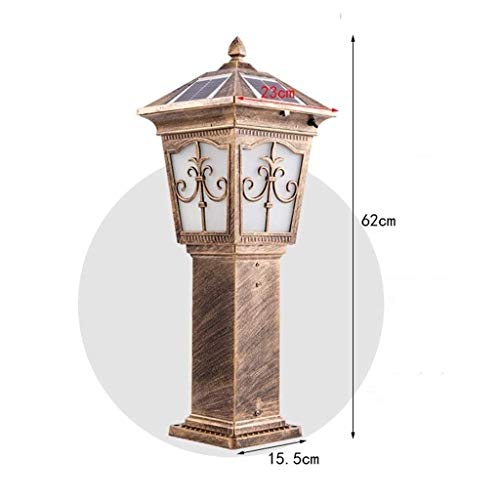 XMMDD Solar Garden Light, European-Style Garden Led Home Outdoor Garden Waterproof Grass Lamp