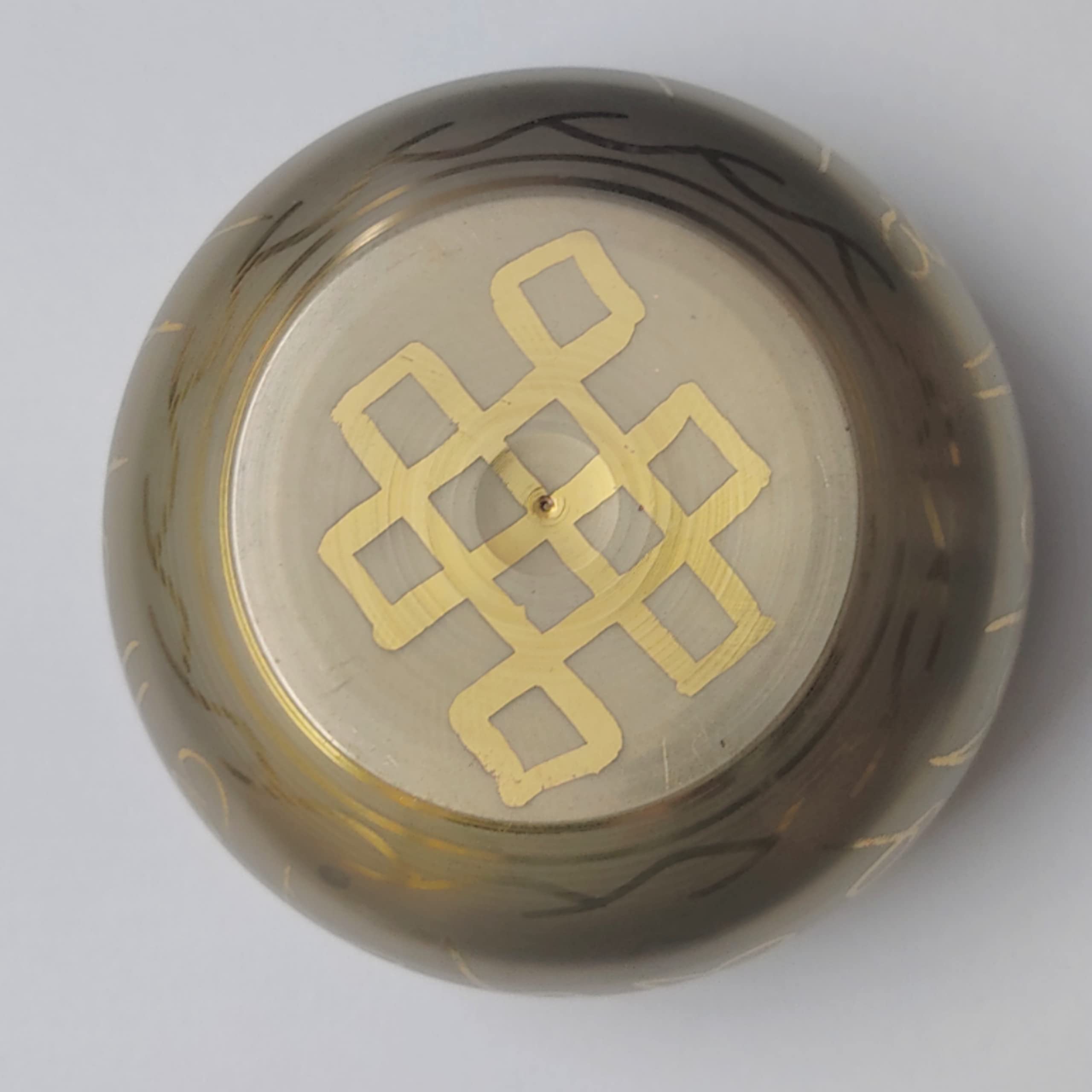 Tibetan singing bowl set single buddah 3.5 inch diameter Meditation singing bowl with wooden stick and cushion Al-Arfat.industrial