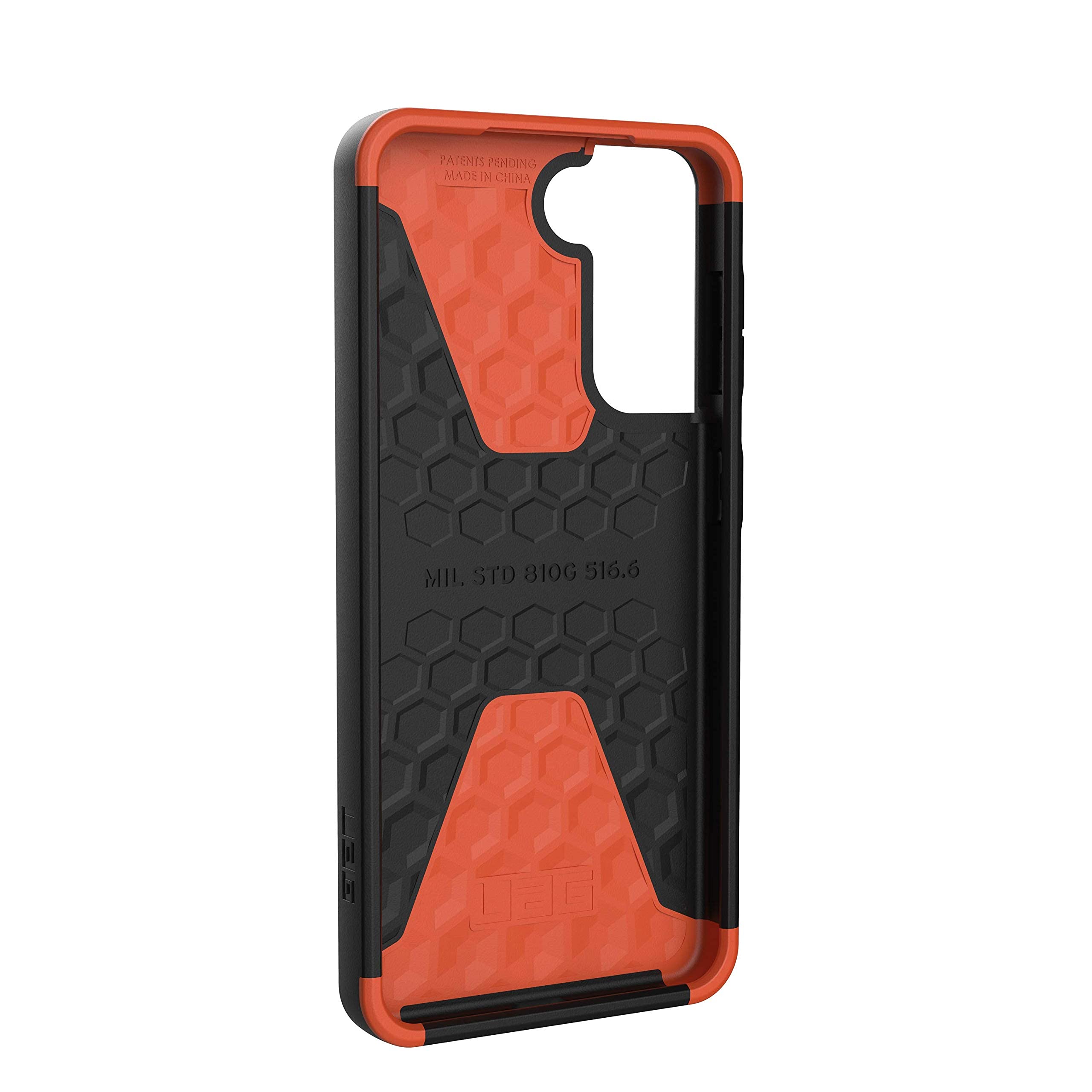 URBAN ARMOR GEAR UAG Designed for Samsung Galaxy S21 Plus Case Black Sleek Ultra-Thin Shock-Absorbent Civilian Protective Cover, [6.7 inch Screen]