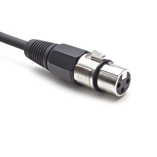 Seismic Audio SATRXL-F10BGORYP 10-Feet XLR Female to 1/4-Inch TRS Patch Cables - Multiple Colors
