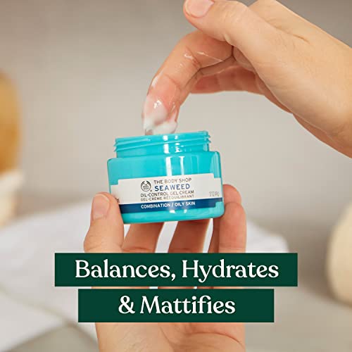 The Body Shop Seaweed Oil-Control Gel Cream β For Combination & Oily Skin β Hydrates, Balances & Mattifies β Vegan β 1.7 oz