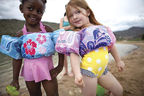 STEARNS Original Puddle Jumper Kids Life Jacket | Deluxe Life Vest for Children, Blue Flower, 30-50 pounds (Color May Vary)